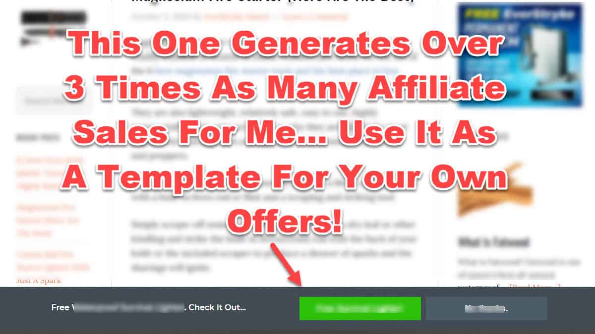 Real-life Examples Of My Best Affiliate Popup Offers - Jeff Johnson ...